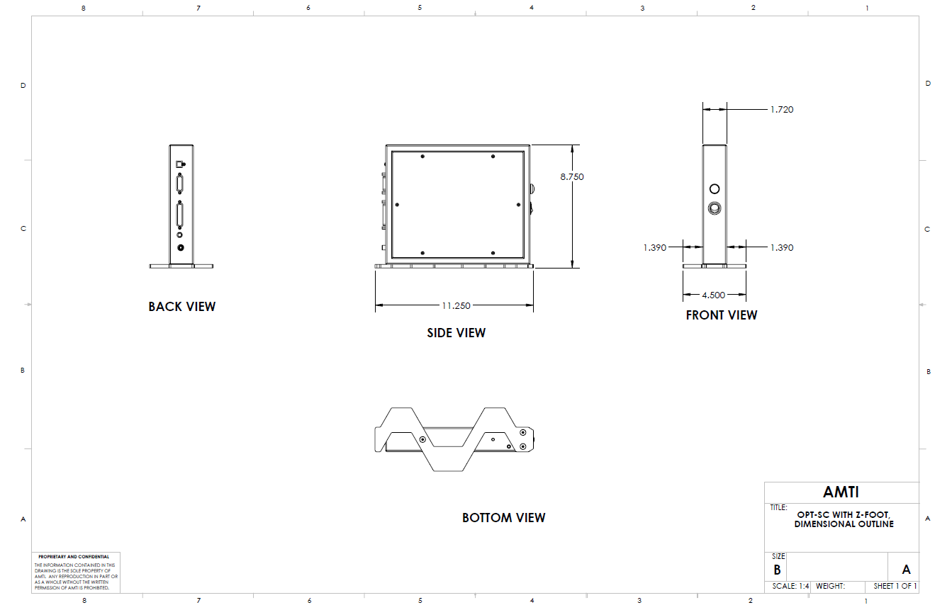 Optima Signal Conditioner | Force Measurement Systems | OPT-SC Amplifier